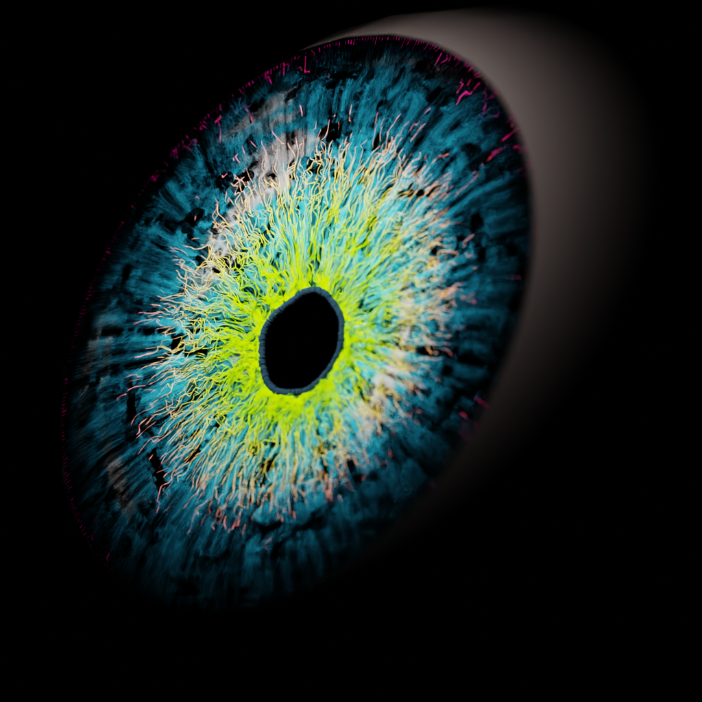 Hyper Realistic Abstract Eye | FREE Science scenes | BlenderKit
