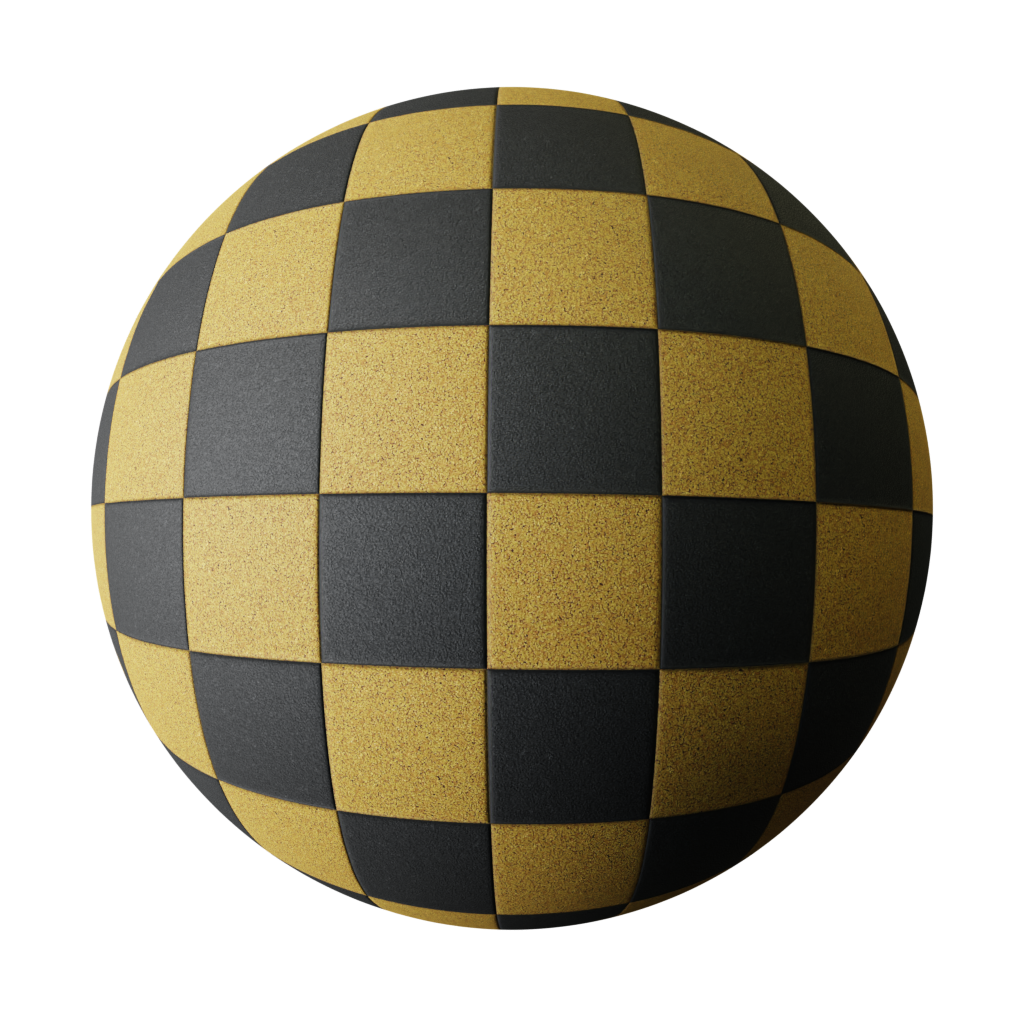 Playground rubber tiles yellow | FREE tiles materials | BlenderKit