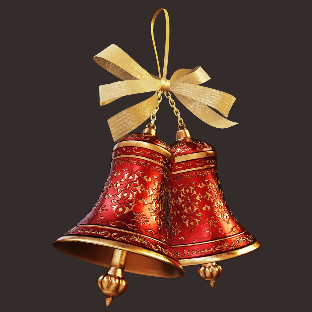 Bells | FREE Holiday Decorations models | BlenderKit