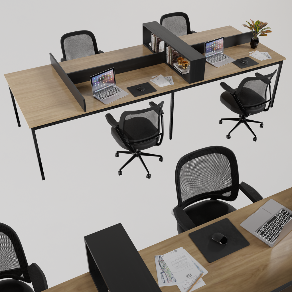 Groupwork Collaborative Office Tables | Office Tables models | BlenderKit