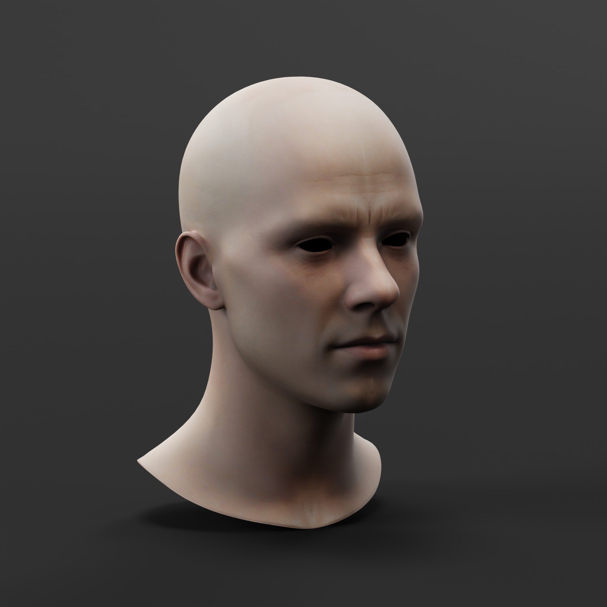3D Scanned Human Head | FREE Human Heads models | BlenderKit