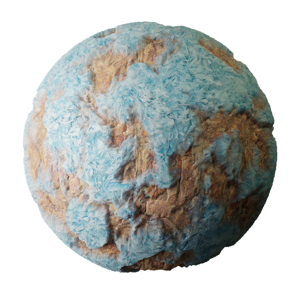 Ice Rock | FREE ice materials | BlenderKit
