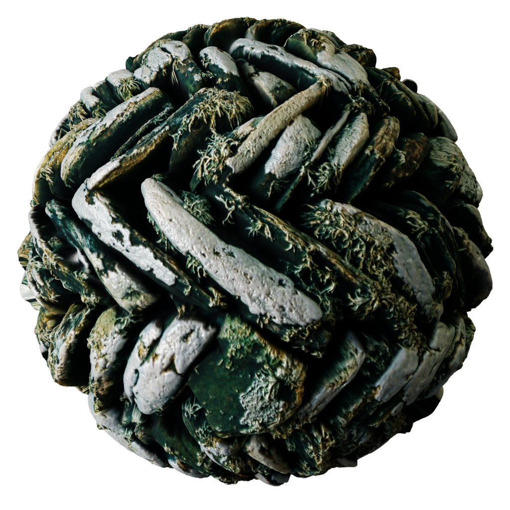 Dry Slate Rock Stone Wall | FREE stone materials | BlenderKit