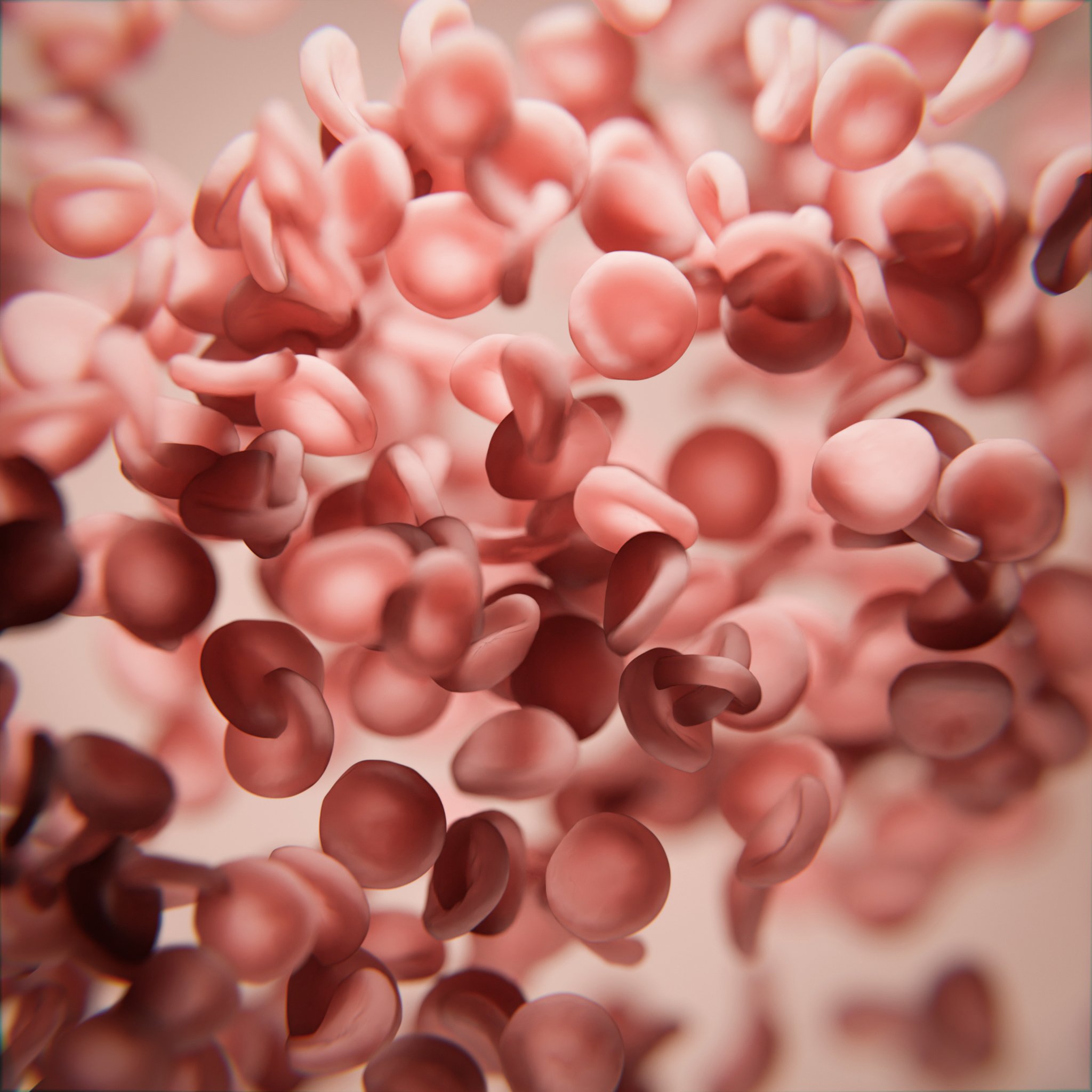 Microscopic Blood - medical illustration | Science scenes | BlenderKit