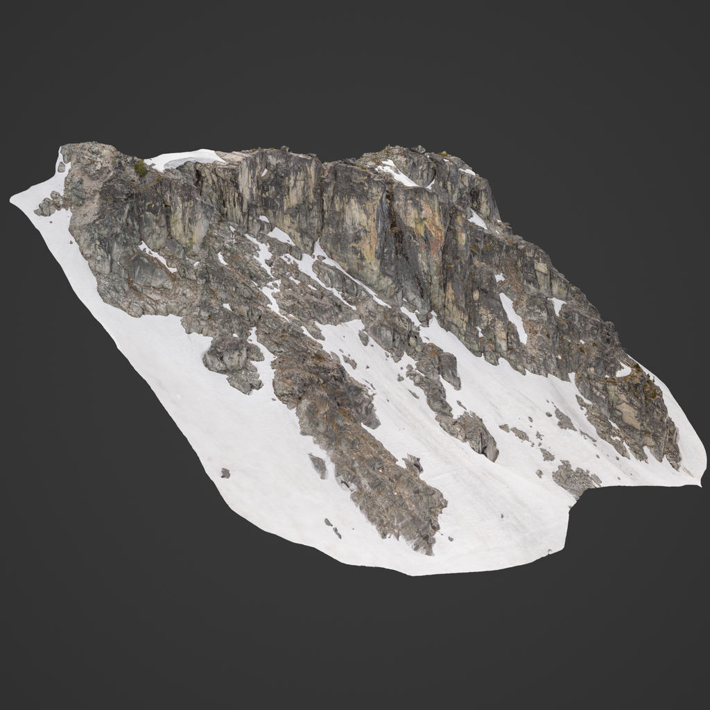 Rocky Rugged Mountain Terrain | Terrains models | BlenderKit