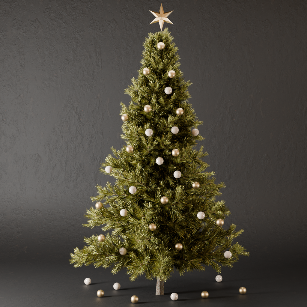 SJ-christmas tree | Holiday Decorations models | BlenderKit