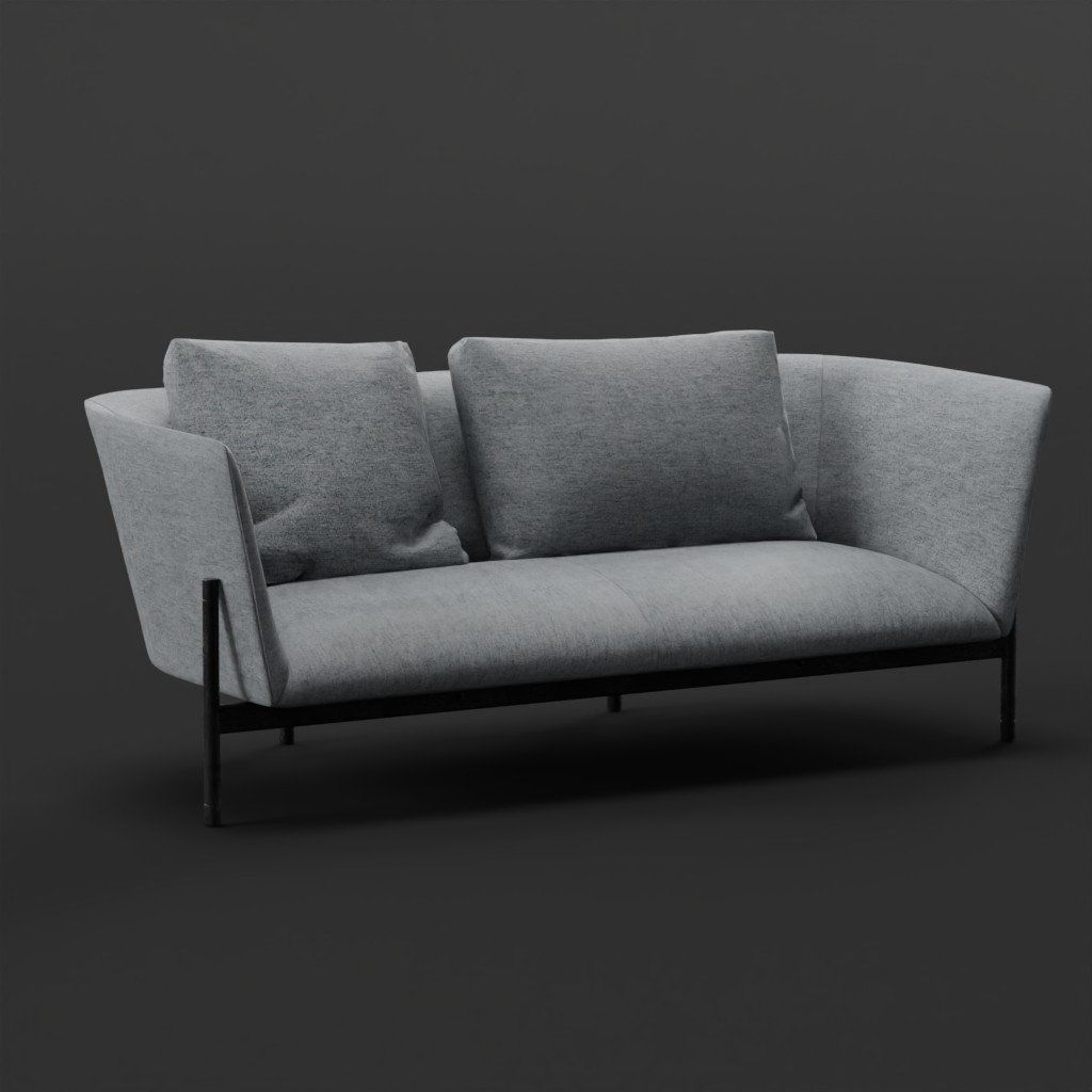 Bensen Loft Sofa | Sofas models | BlenderKit