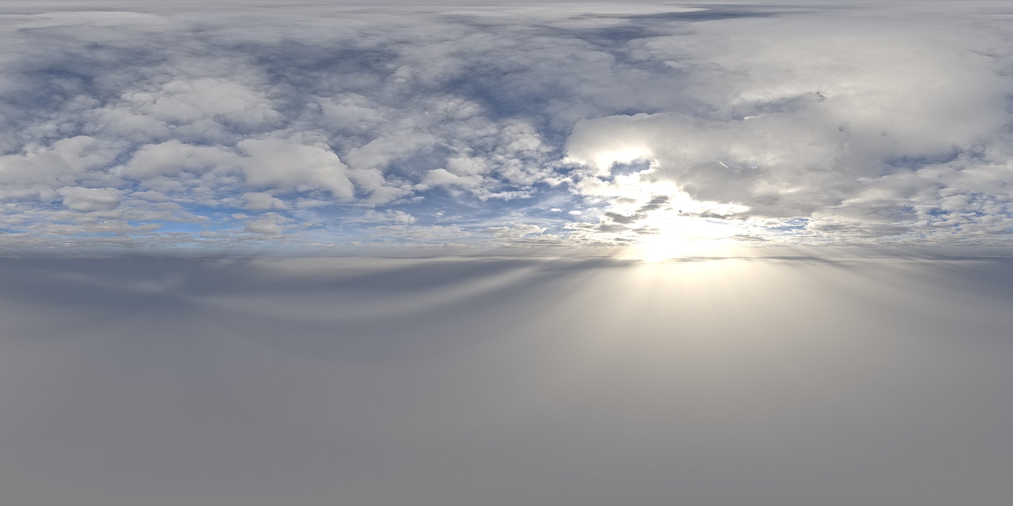 Bright cloudy sky | Nature HDRis | BlenderKit