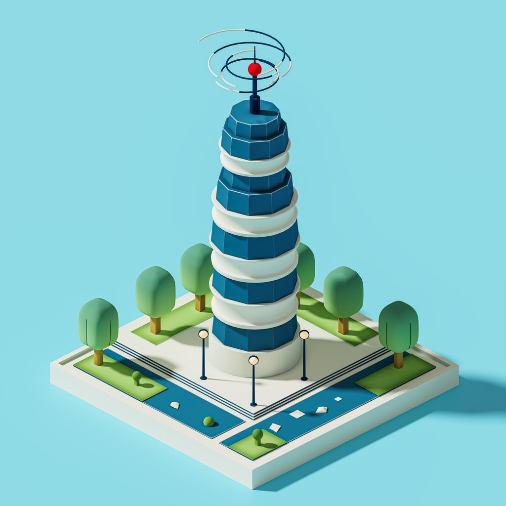 Hybrid Beacons | Architectural Scenes models | BlenderKit