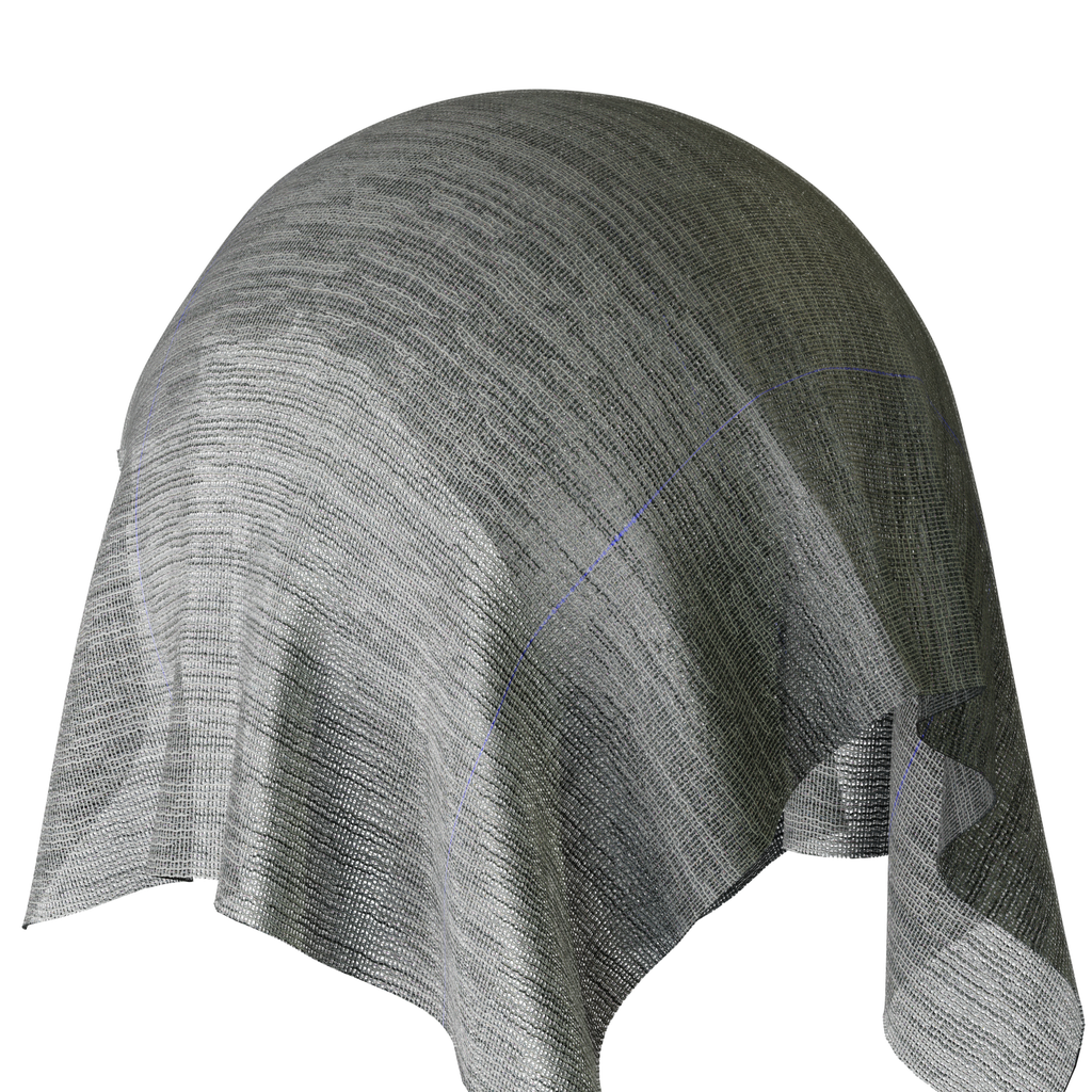 Plain Grey Sheer | FREE Sheer Fabric 3D Materials materials | BlenderKit