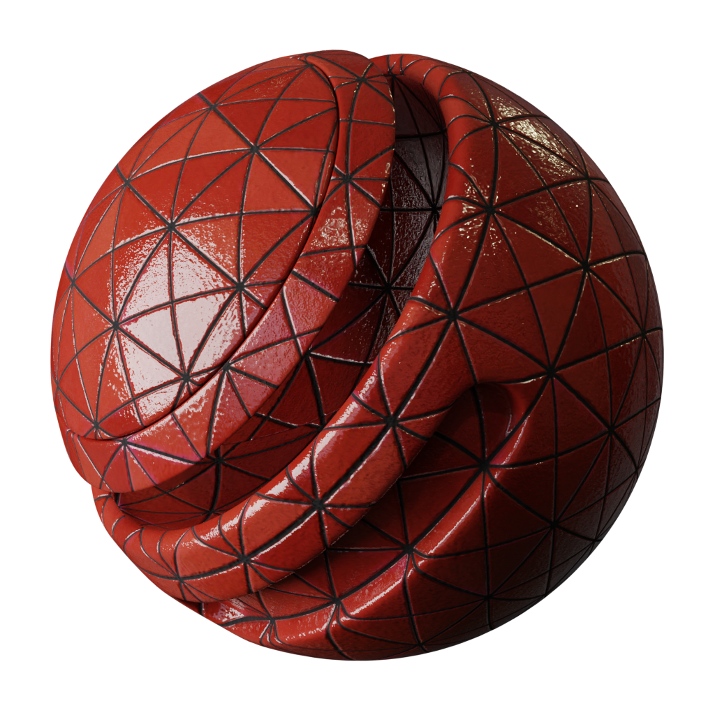 Triangle Ceramic reddish Tiles | FREE tiles materials | BlenderKit