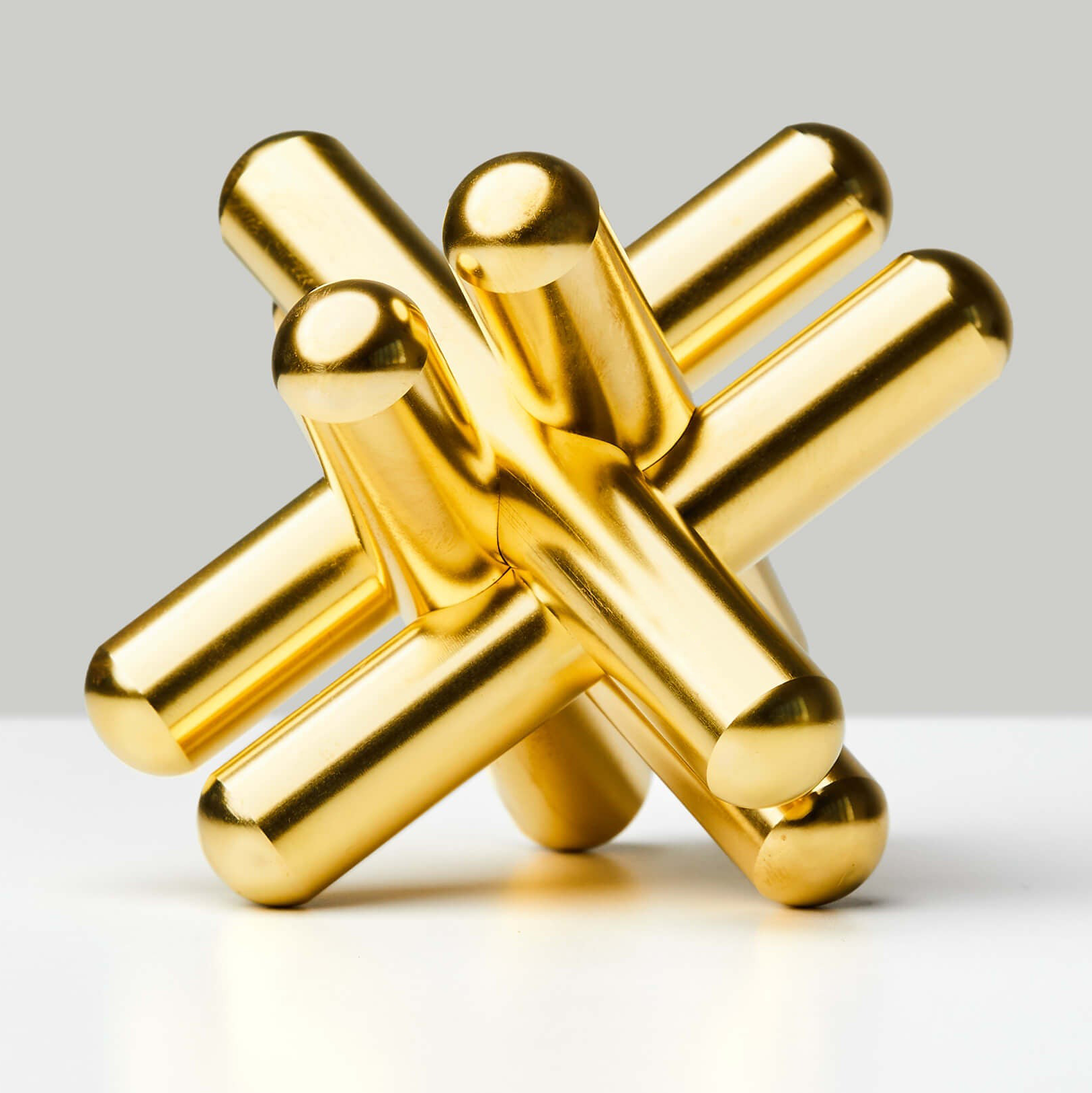 Brass Jack Puzzle | FREE Interior Sculptures models | BlenderKit