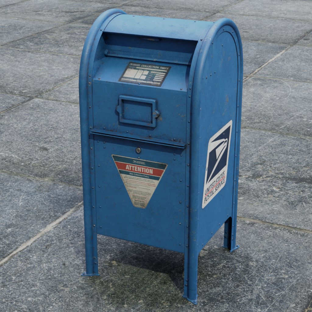 MailBox | Urban Environment models | BlenderKit