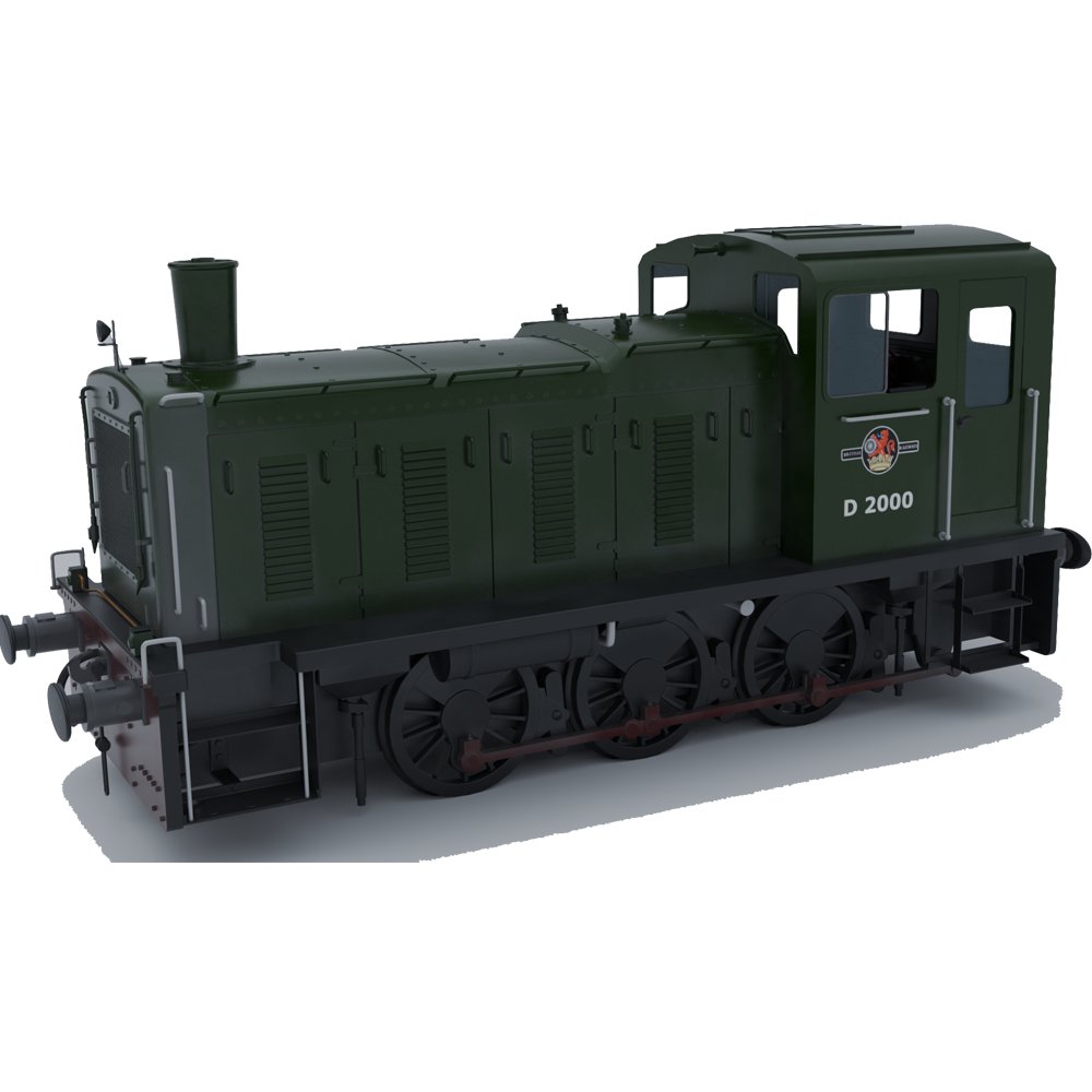BR Class 03 Shunter BRGReen D2000 | Railed vehicles models | BlenderKit