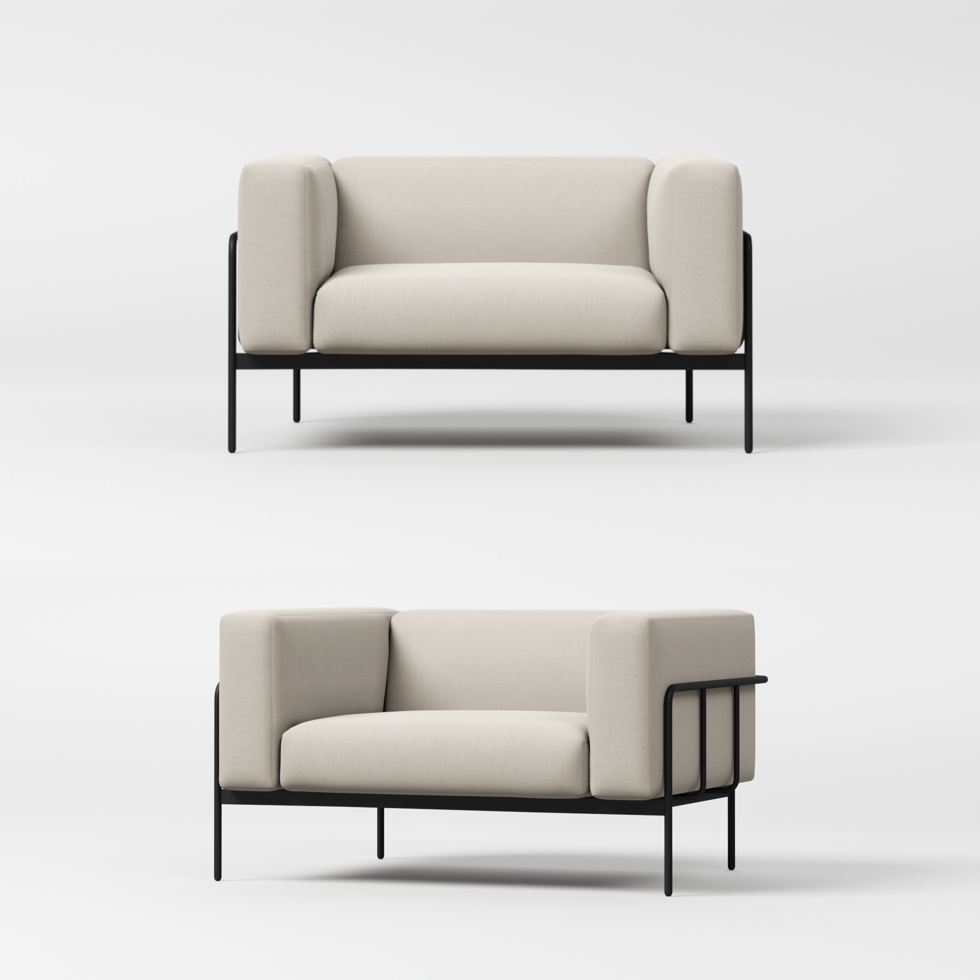 Cache Lounge Chair | FREE 3D Armchair 3D Models models | BlenderKit