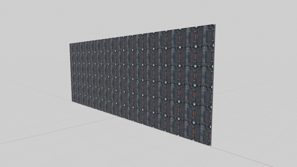 Led screen 3x4 | Miscellaneous models | BlenderKit