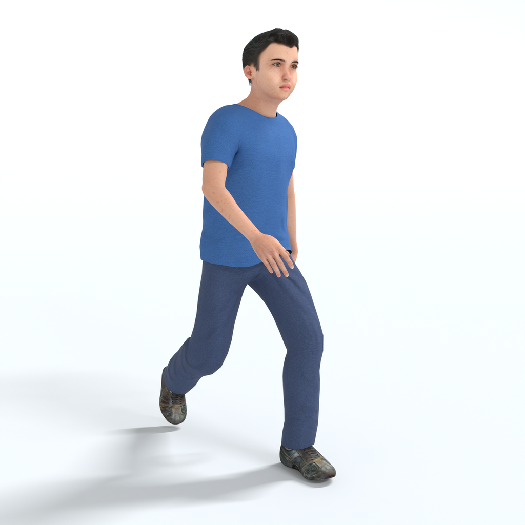 Liam Character Animated | Children models | BlenderKit