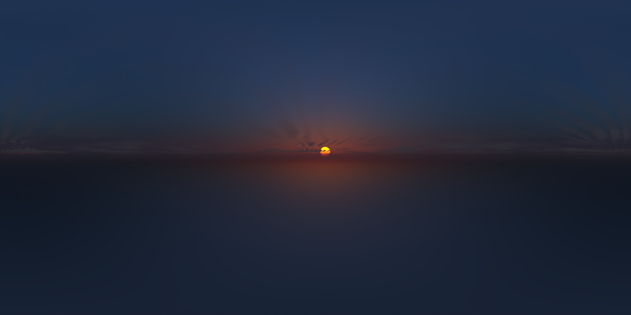 Sunset Horizon HDRi | Water Environments HDRis | BlenderKit
