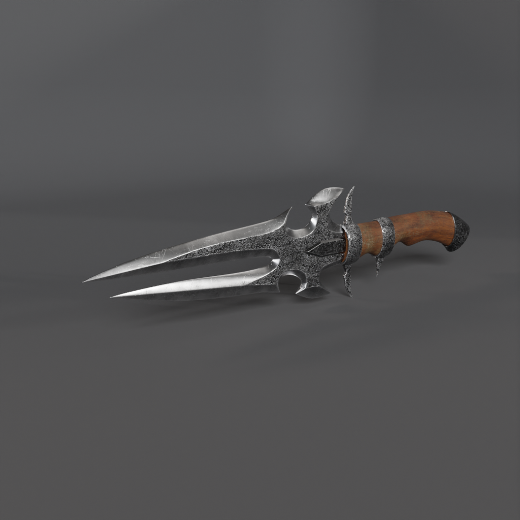 Double Tip Dagger | Modern Weapons models | BlenderKit