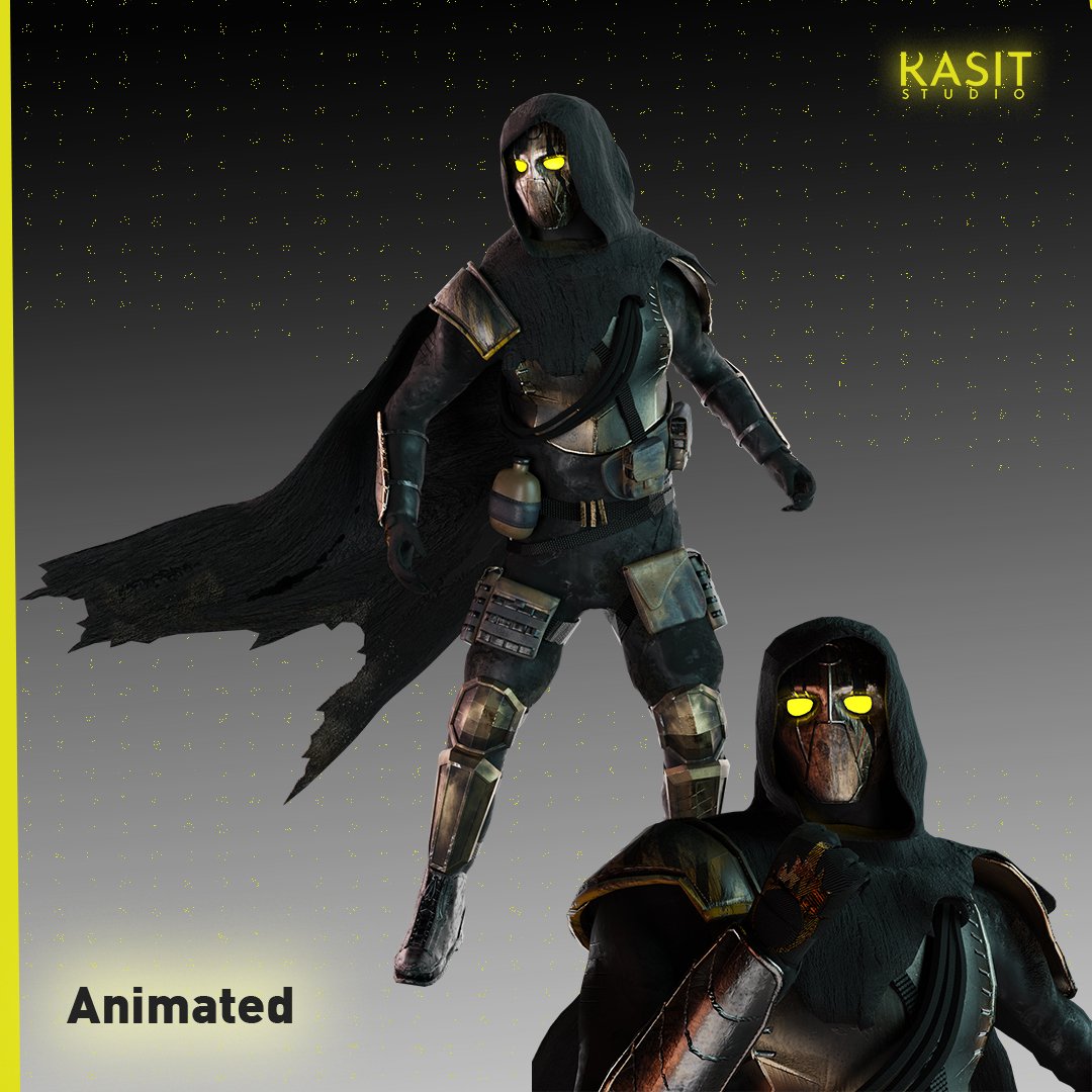 Ghost Animated | Fantasy Hero / Heroines models | BlenderKit