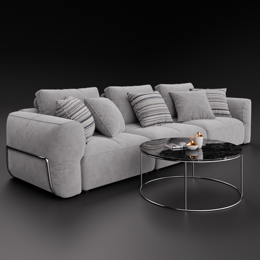 Sofa Dune | Sofas models | BlenderKit