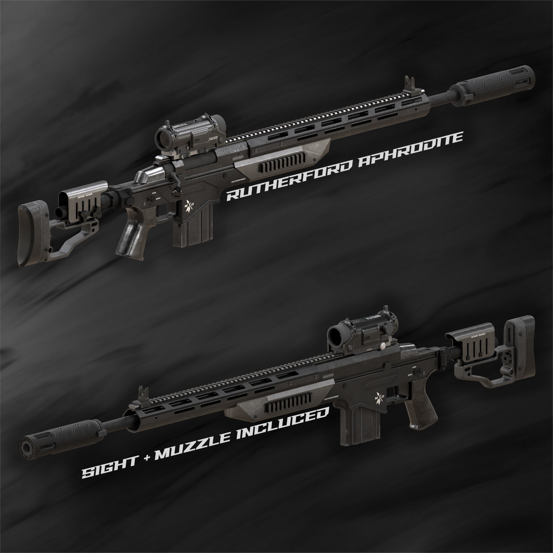 Rutherford Aphrodite | Modern Weapons models | BlenderKit