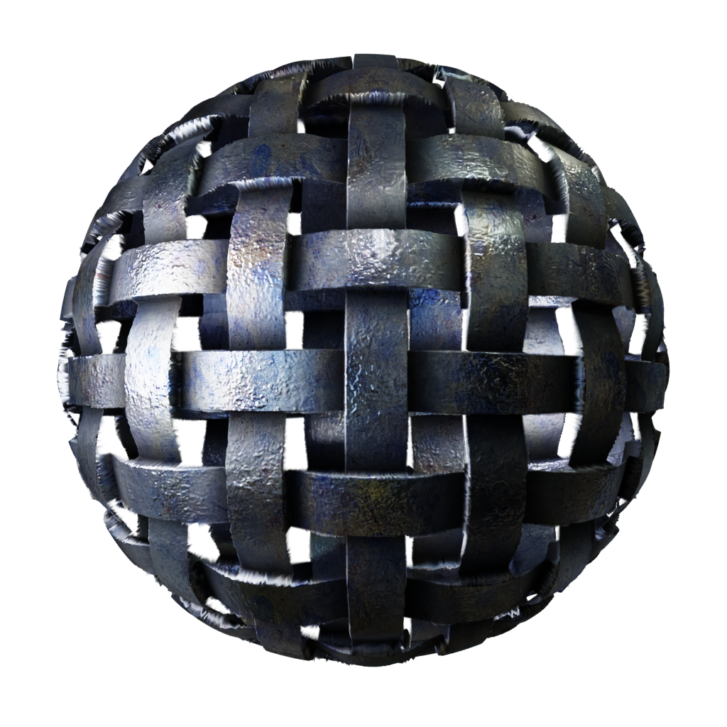 Metal Rusty Grate Weave | FREE metal materials | BlenderKit