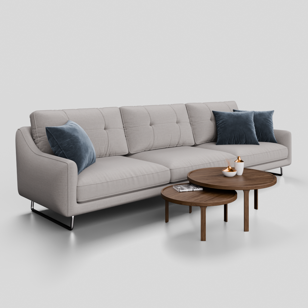 Sofa Ascot 3 Seater | Sofas models | BlenderKit