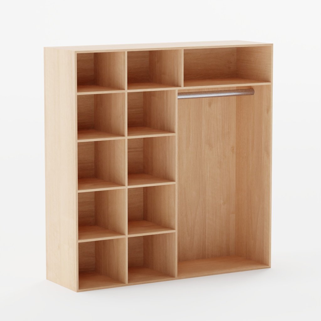 Wardrobe classic | FREE Wardrobes models | BlenderKit