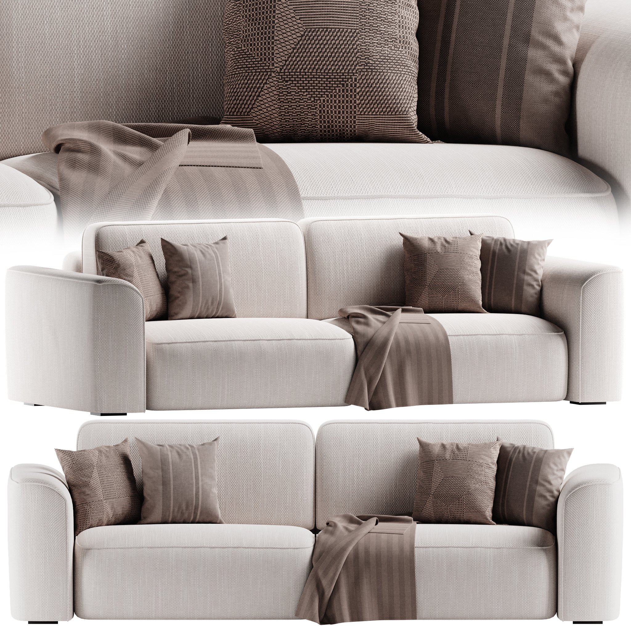 SPACE HAPPY LIGHT Sofa | Sofas models | BlenderKit