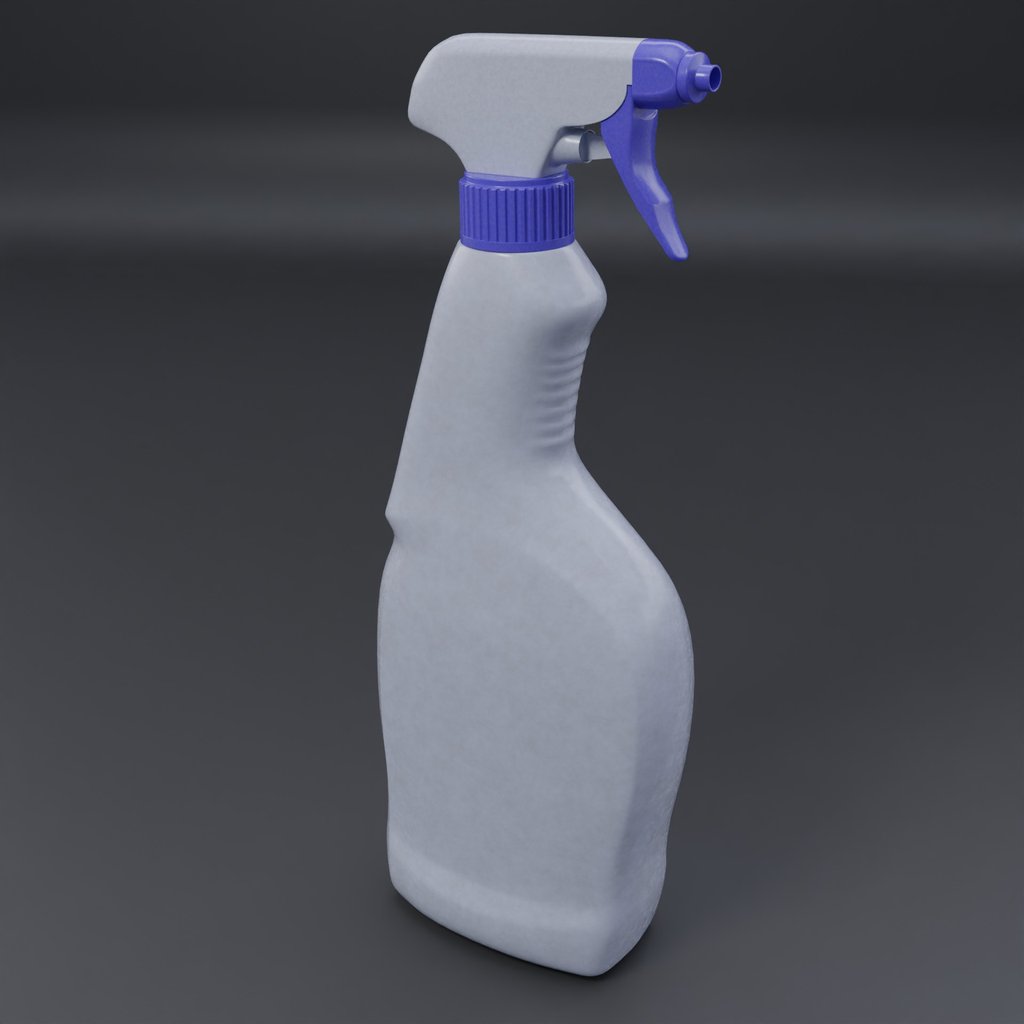 BlenderKit | Download the Spray Bottle 2 model