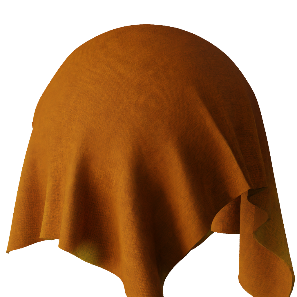 Fabric Orange | FREE Flat Weave Fabric 3D Materials materials | BlenderKit