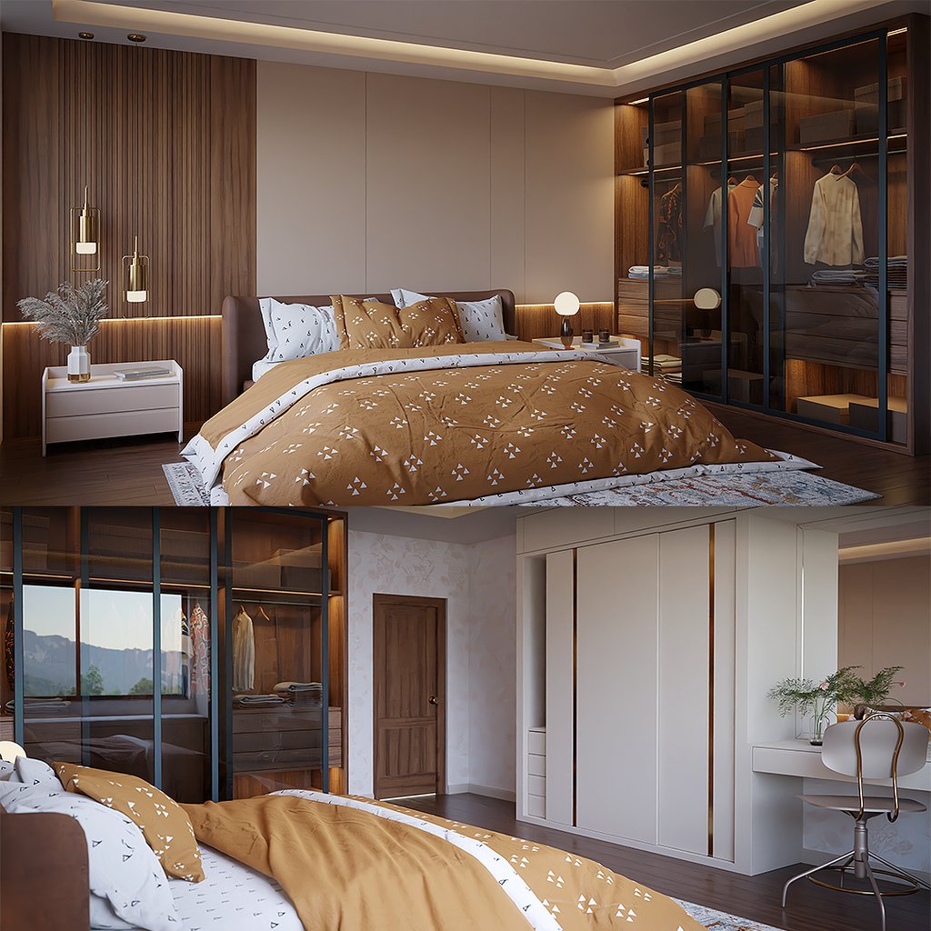 Bedroom-11 | Private scenes | BlenderKit