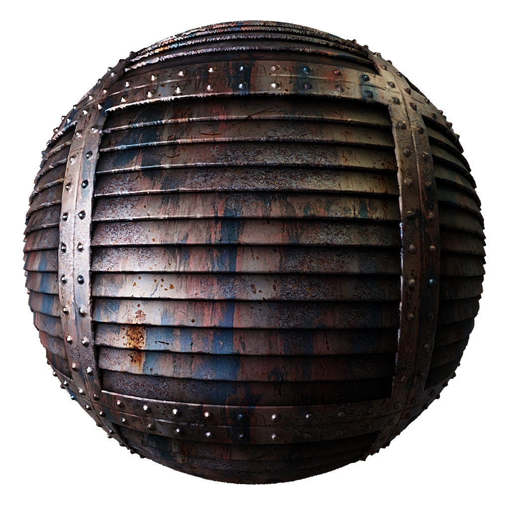 Metal Rivets Pink Vent | FREE metal materials | BlenderKit