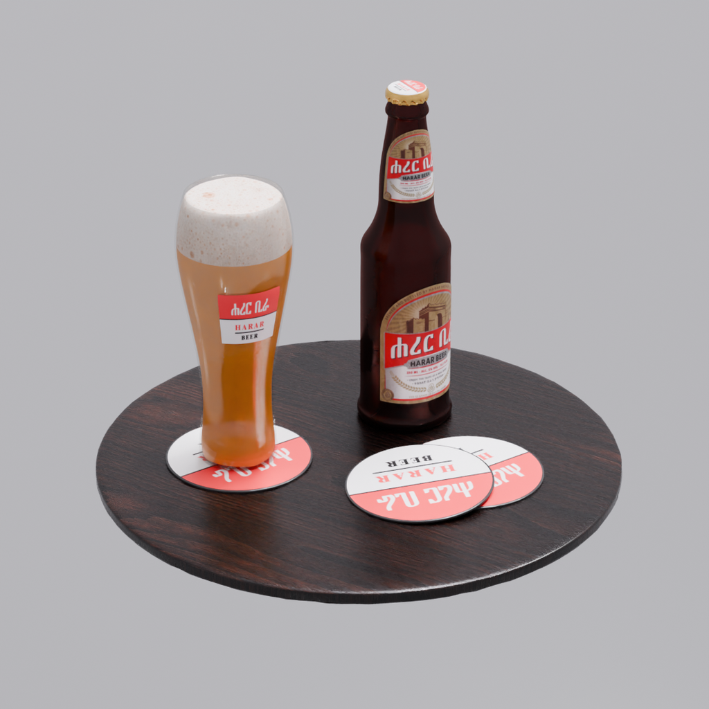 Harar Beer | Restaurant / Bar models | BlenderKit