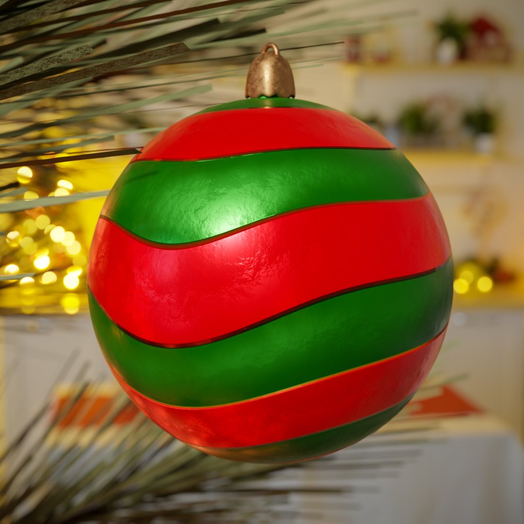 Christmas Ball | FREE Holiday Decorations models | BlenderKit