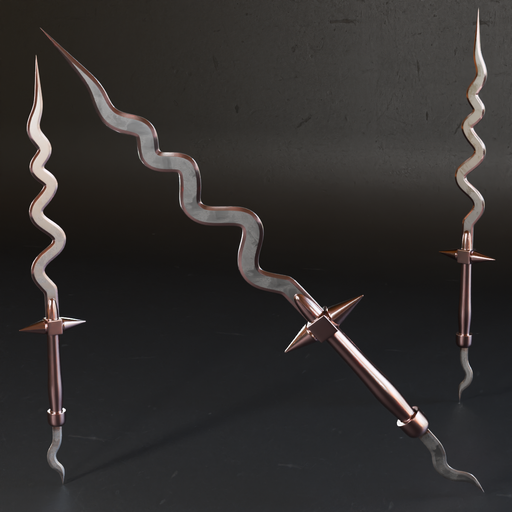 MK BaseMesh Dagger 014 | Historical Weapons models | BlenderKit