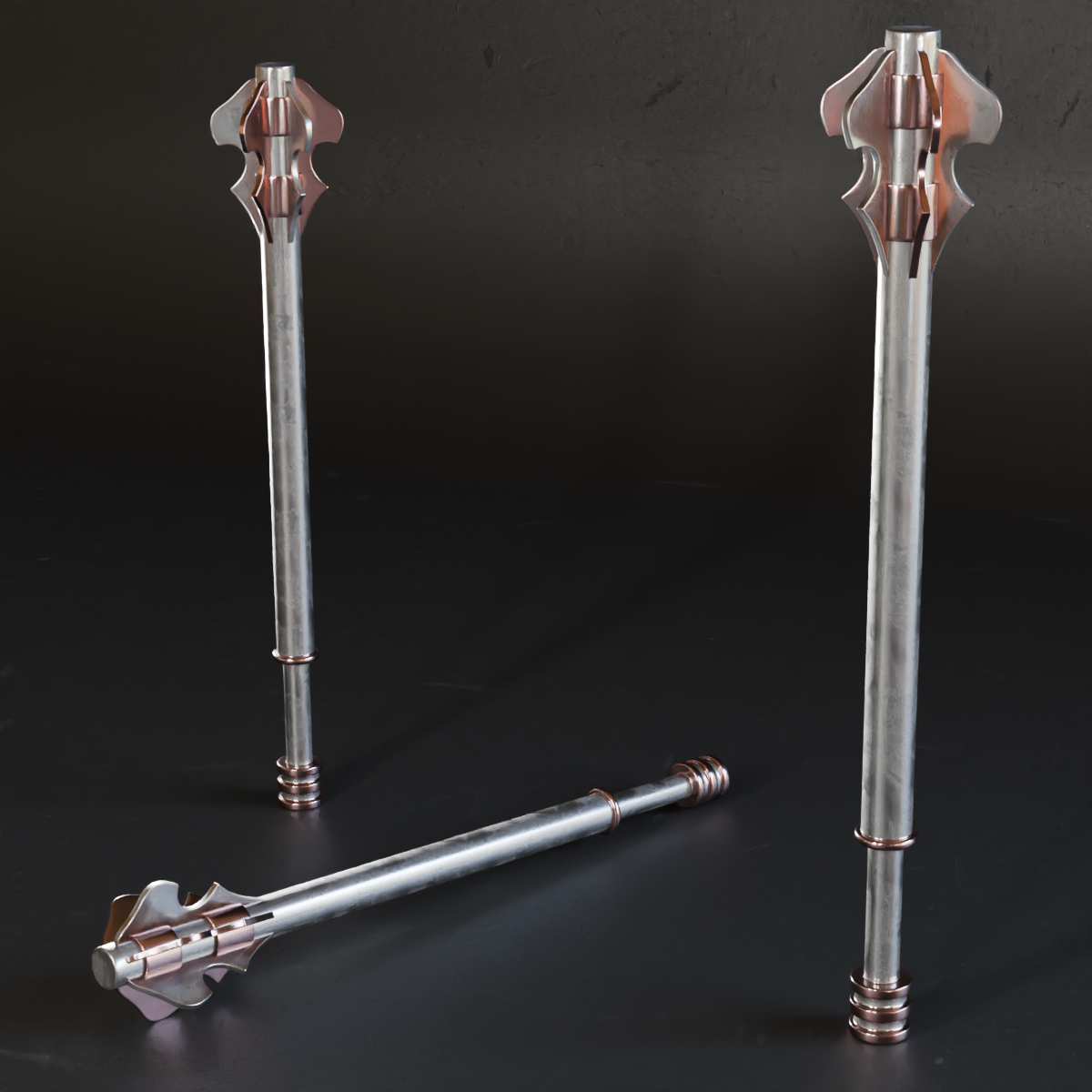 MK BaseMesh mace-48 | Historical Weapons models | BlenderKit