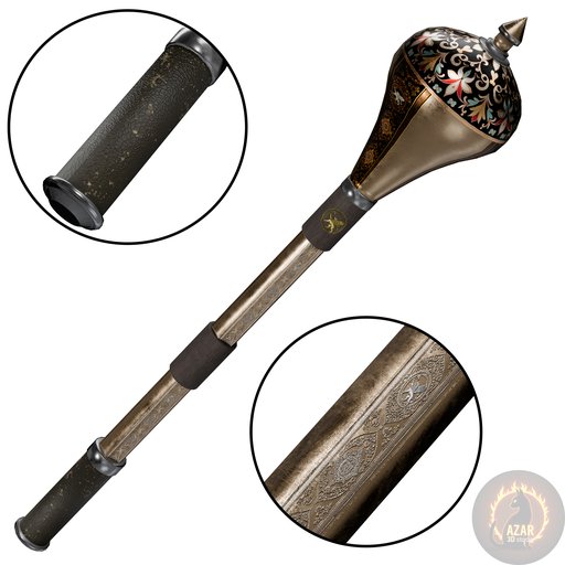 Persian Bronze Mace | Historical Weapons models | BlenderKit