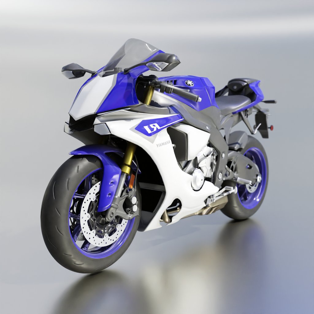 Yamaha YZF-R1 Motorcycle | Race Motocycles 3D Models models | BlenderKit