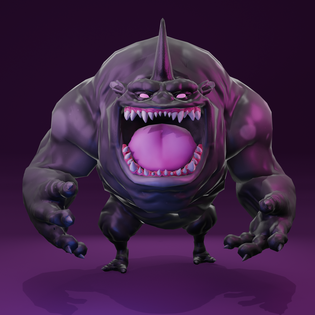 Monster Stylized V4- Rigged- LowPoly | Monsters & Creatures models ...