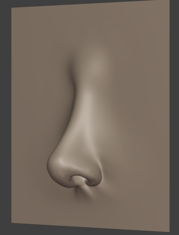 BlenderKit | Download the FREE Female Nose Stylised brush