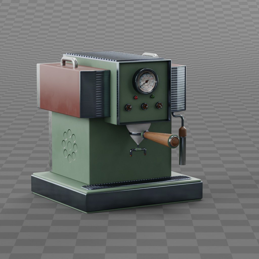 Coffee Maker Machine | Kitchenware models | BlenderKit