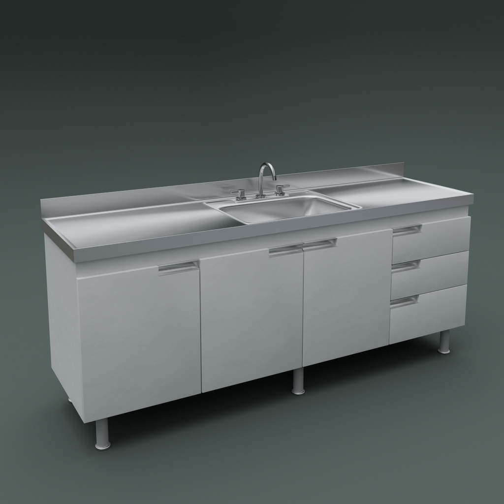 Sink | FREE Architecture models | BlenderKit