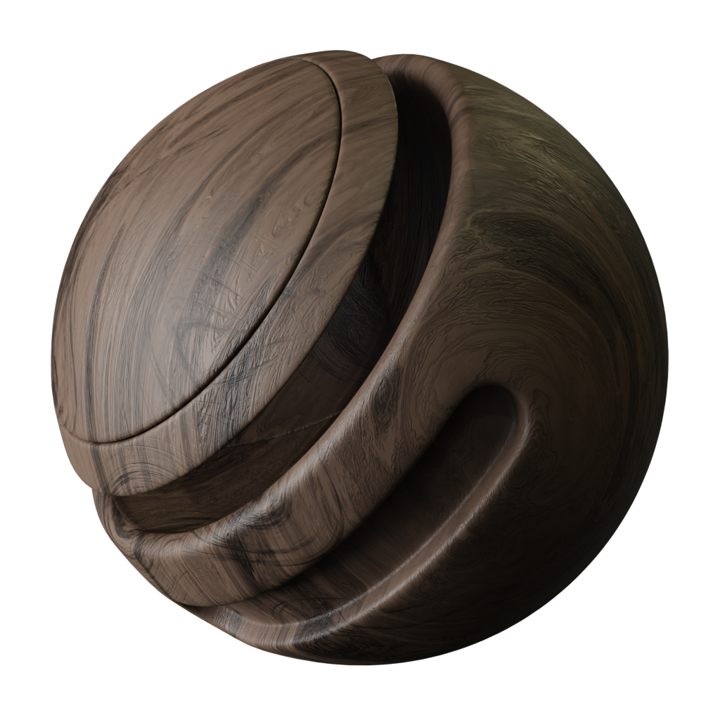 Polished Walnut Wood | FREE wood materials | BlenderKit