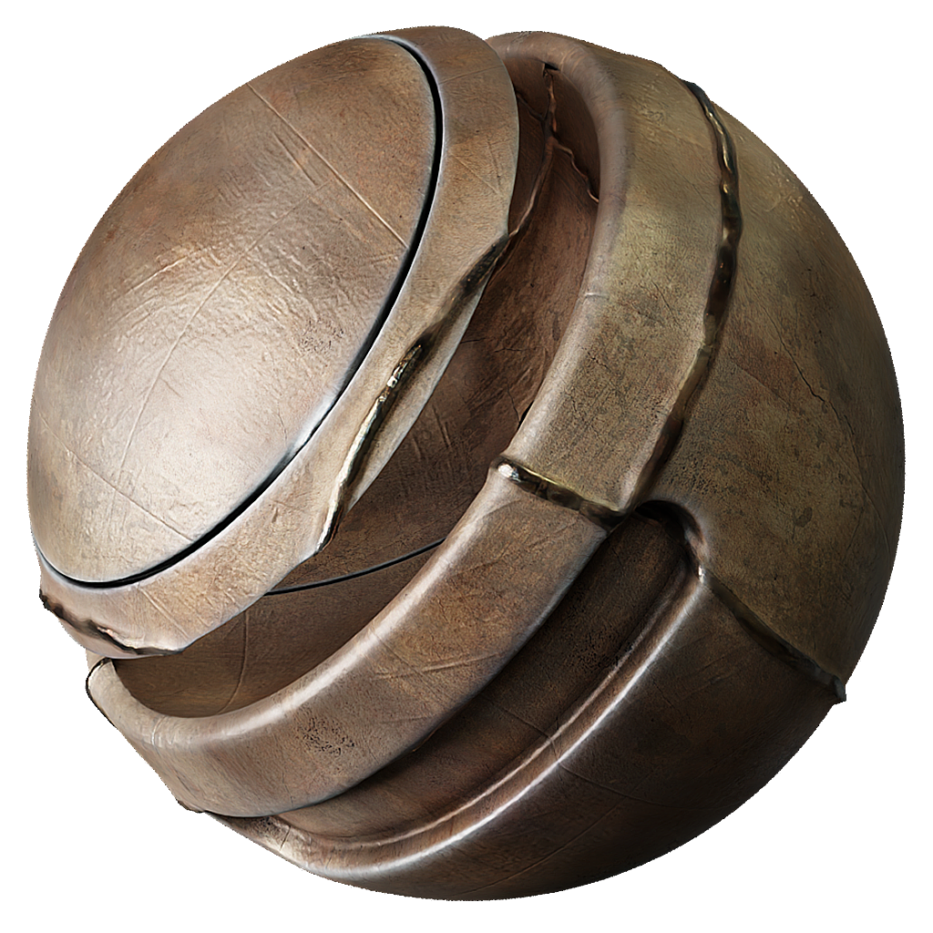 Welded Metal Pale Brown | FREE metal materials | BlenderKit