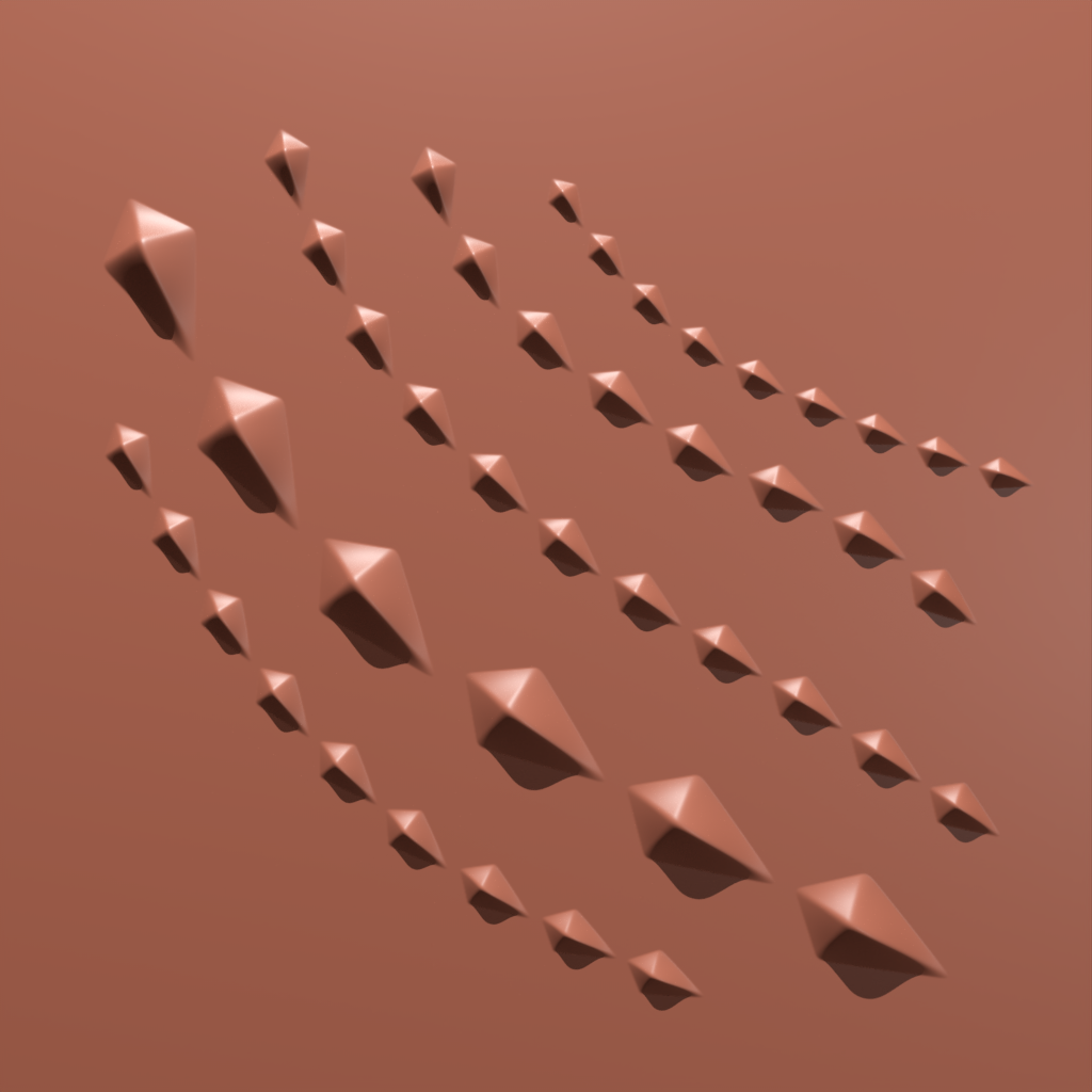 Directional Diamond Brush | FREE geometric brushes | BlenderKit