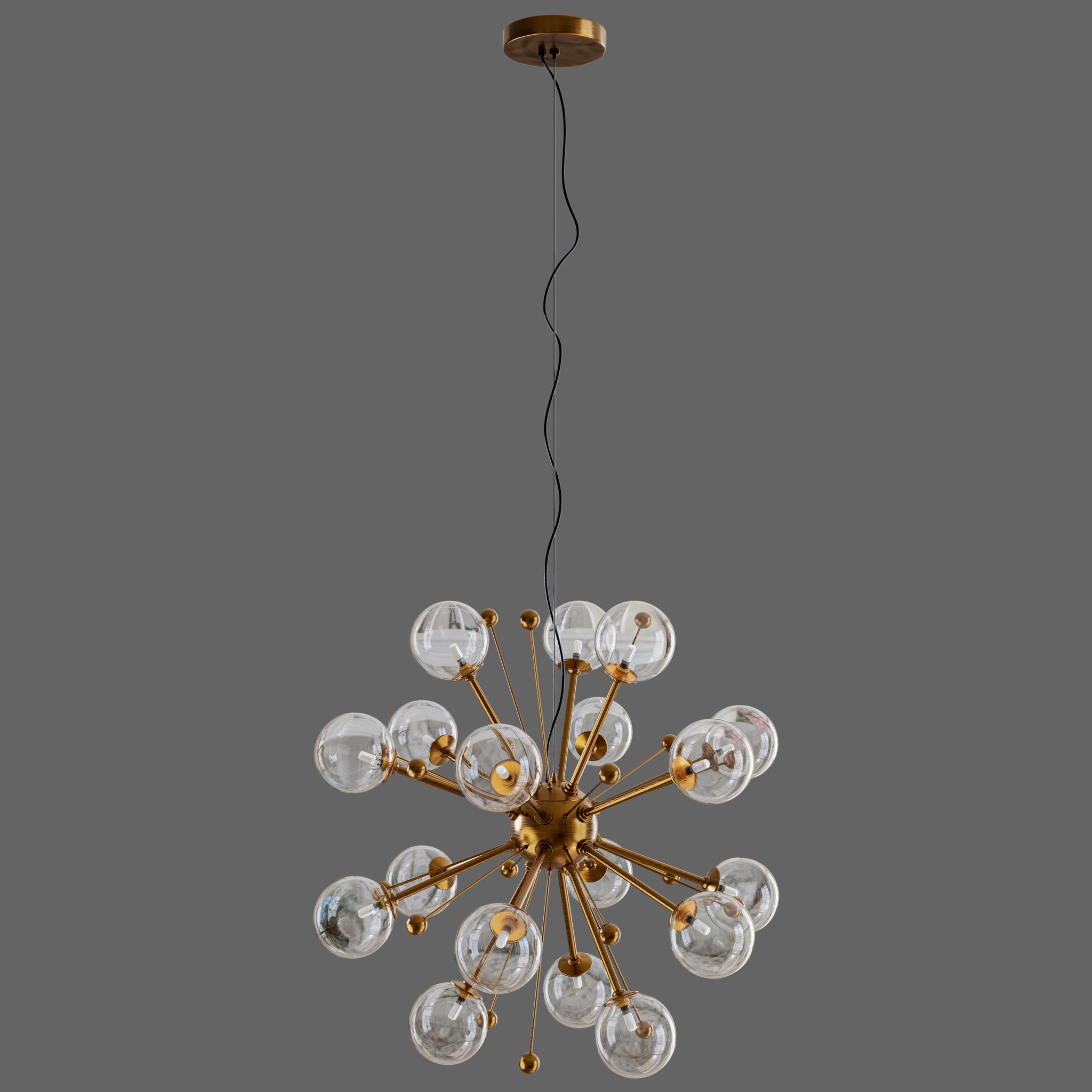 Modern Light RS satin-brass | 3D Ceiling Light models | BlenderKit