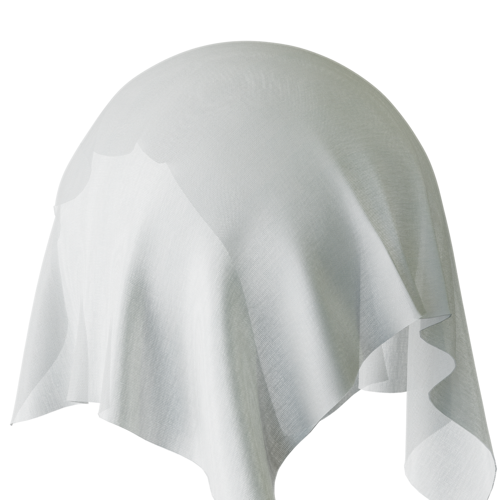 Plain Grey Sheer | FREE Sheer Fabric 3D Materials materials | BlenderKit