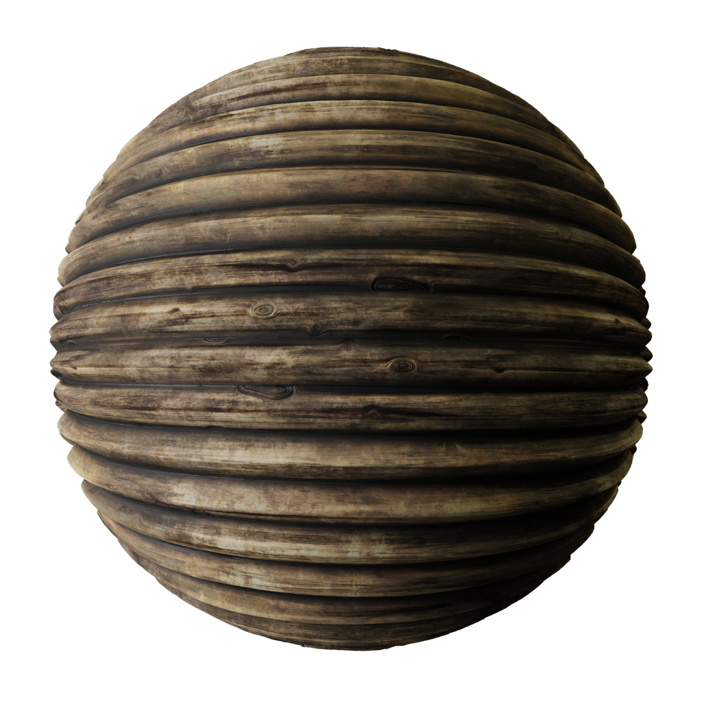 Old Wooden Logs - 01 | FREE wood materials | BlenderKit